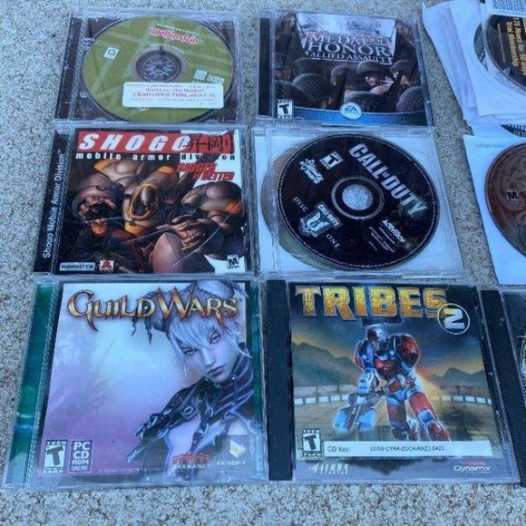 Electronic Arts | Media | Vintageretro Pcgame Bundle Lot Cod | Poshmark